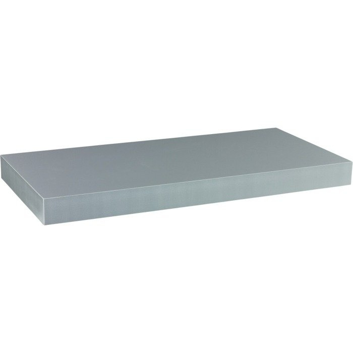 SREBRNA SZARA PÓŁKA NAŚCIENNA WISZĄCA VOLATO 110 CM 110 cm \ Srebrny ...