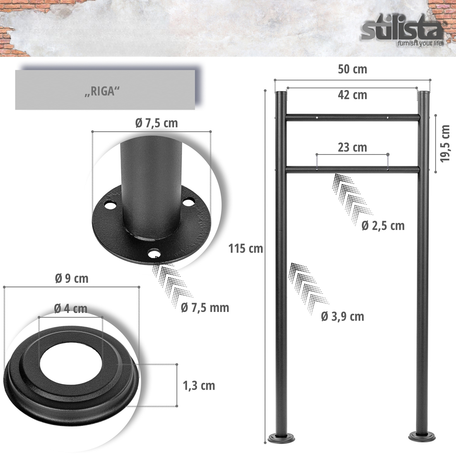 ANTRACYTOWA WOLNOSTOJĄCA SKRZYNKA POCZTOWA NA LISTY POCZTĘ GAZETY RIGA ...